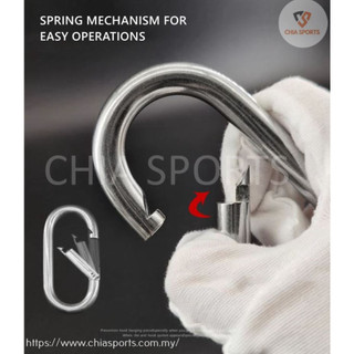 Oval Spring Snap Hook Carabiner 5mm 6mm 8mm 10mm 12mm Hooks Fitness ...