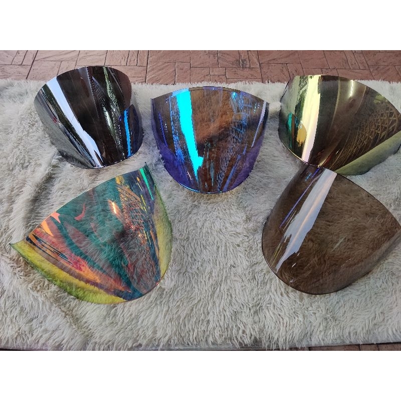 ARC RITZ VISOR SIANG MALAM 2TONE SMOKE / OREN / BLUE / BLUE GOLD ...