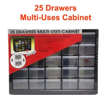 25 Drawer Part Cabinet Storage Multidrawer Screw Organizer Drawer | 25 ...