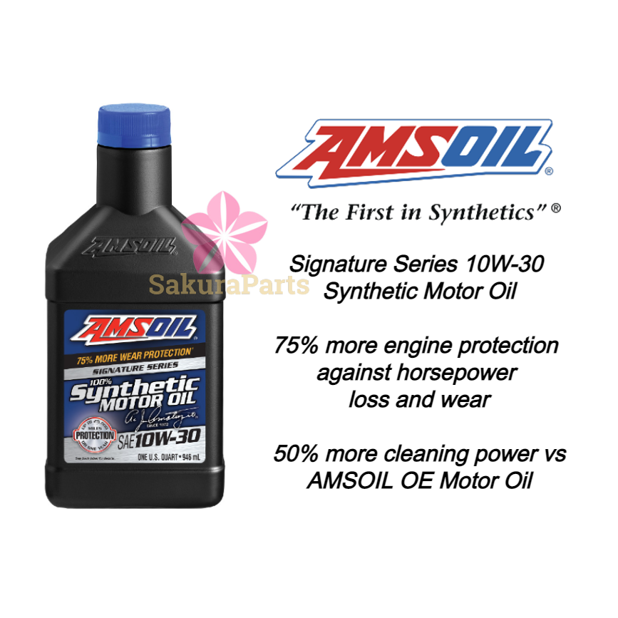 (𝐌𝐀𝐃𝐄 𝐈𝐍 𝐔𝐒𝐀) Amsoil Signature Series 10W30 Fully Synthetic Motor Oil ...