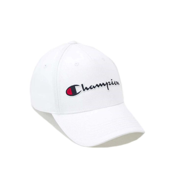 CHAMPION SS23 Unisex Extended Logo Baseball Cap -White (800712-WW036 ...