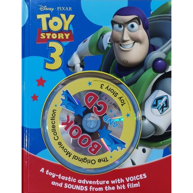 Disney Pixar Toy Story 3 Book and CD (Hardcover) [Preloved/Secondhand ...
