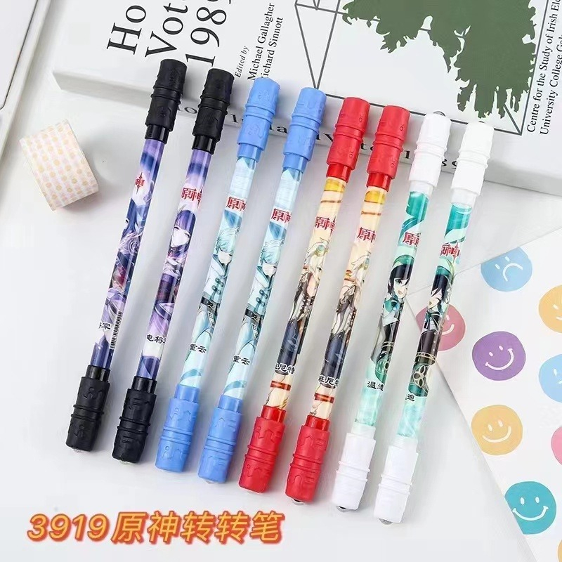 Cartoon Animation Spinning Pen Creative Student Spin Pen Stationery ...