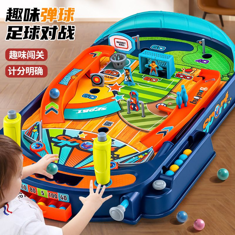 Battle Pinball Game Console Machine Ball Manual Shooting Score Numbers ...
