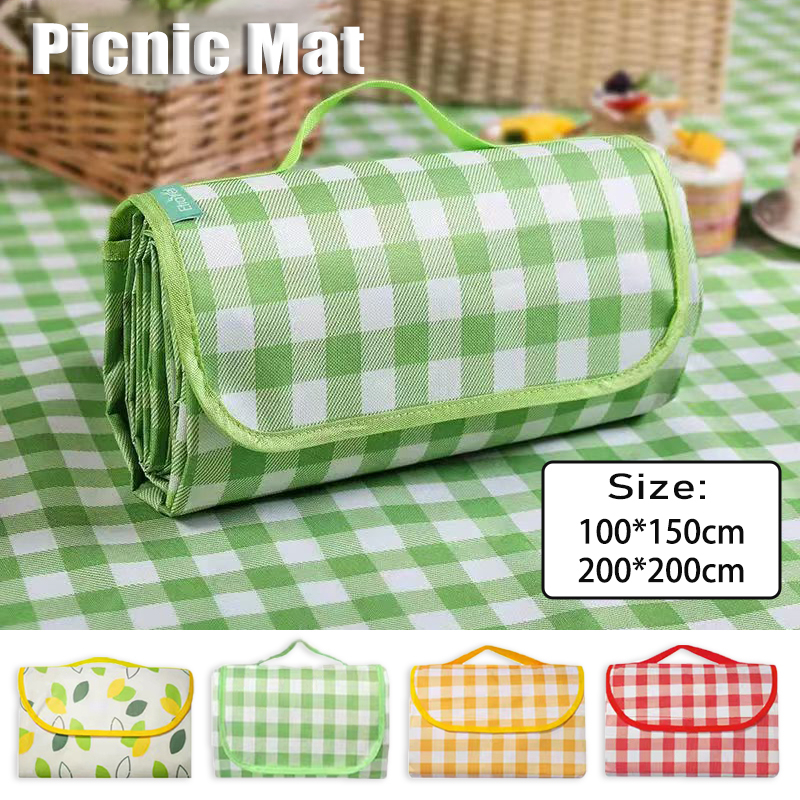 Waterproof 3M*2M/2M*2M Outdoor Picnic Oxford Foldable Camping Mat Easy ...