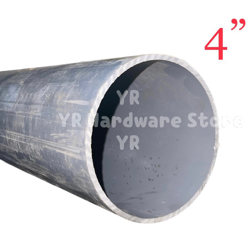 4” 100mm PVC Class D Pipe Tebal Price Per Feet (1feet) Grey | Shopee ...