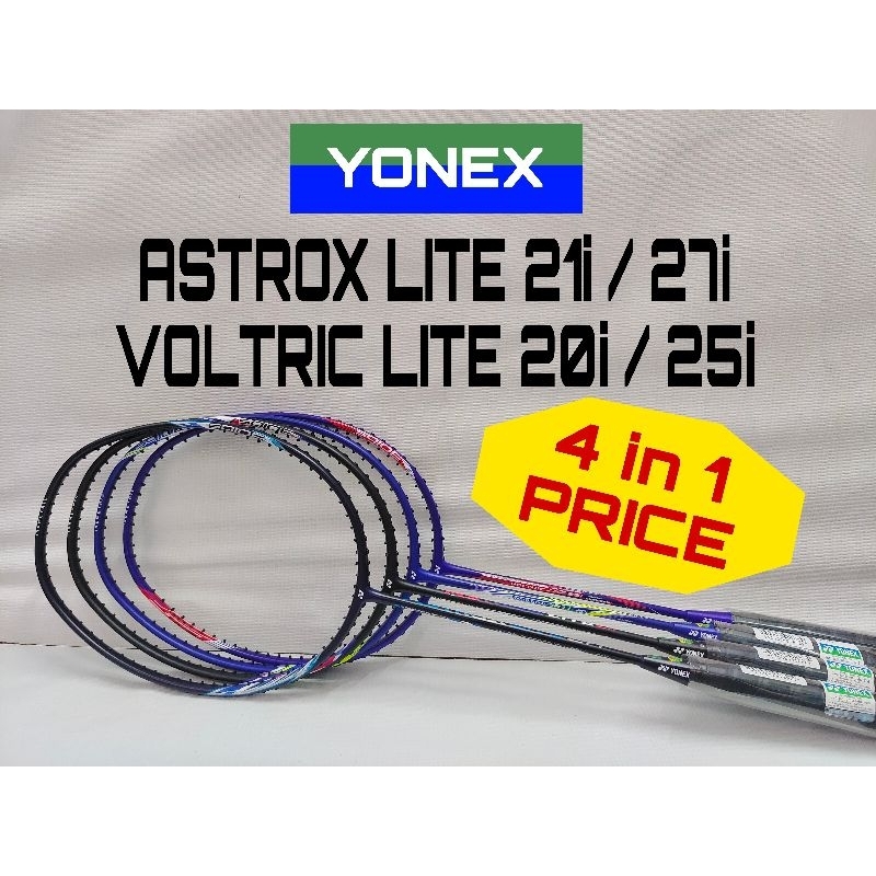 RACKET YONEX ASTROX LITE 27i/21i & VOLTRIC 20i / 25i | Shopee Malaysia