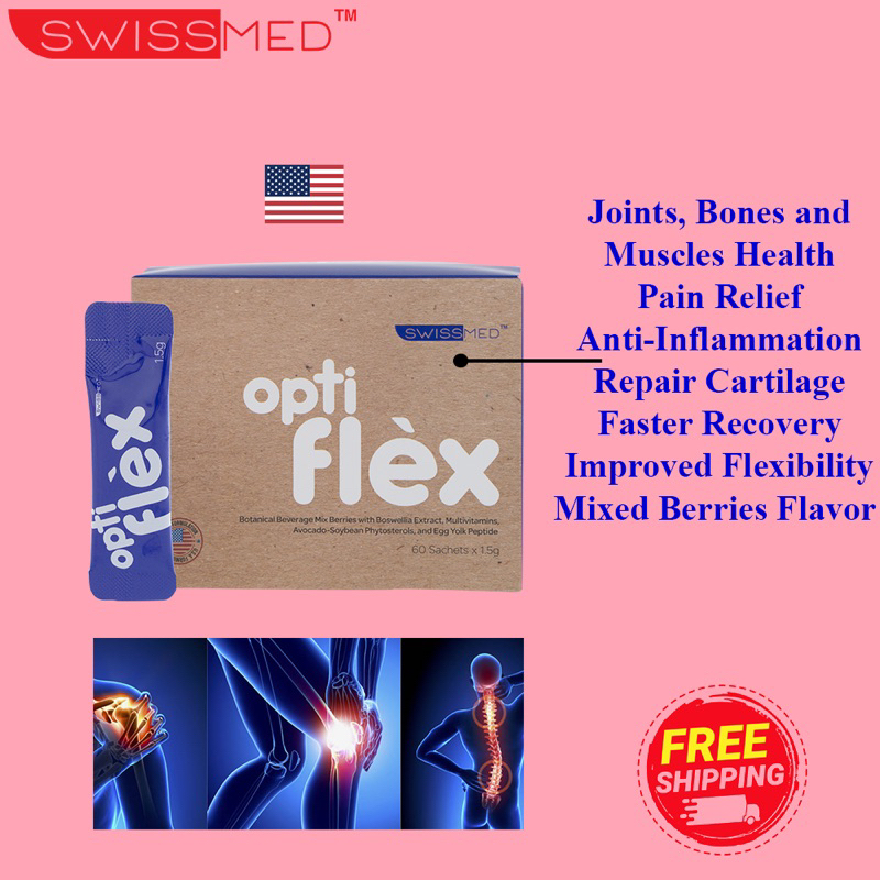 SWISSMED™ Opti-Flex Sachets 60'S Joints Repair | Shopee Malaysia