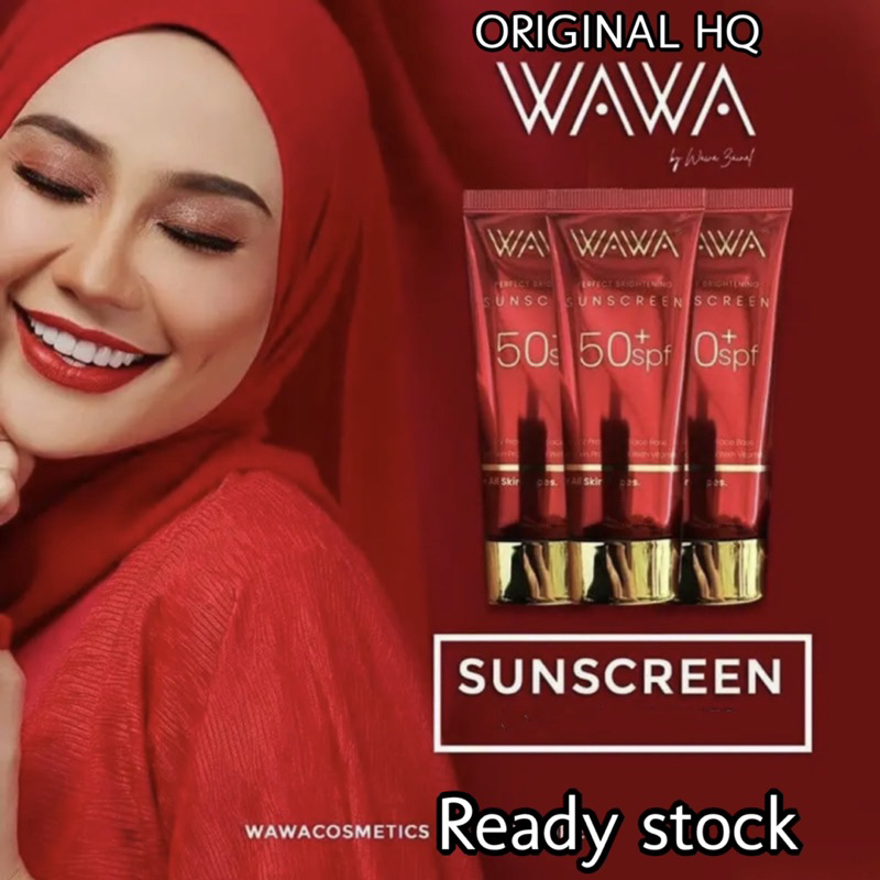 Wawa Sunscreen 30ML/ Wawa Zainal Perfect Brightening Sun Screen ...