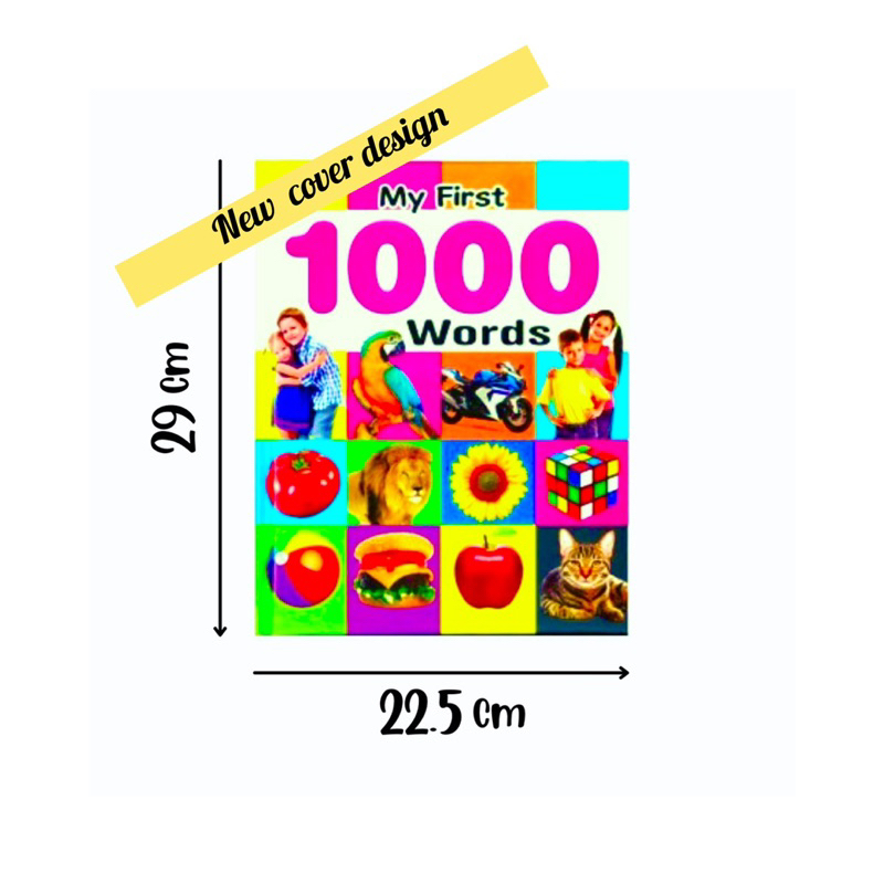 MY FIRST 1000 WORDS, picture & My ultimate Picture Dictionary | Shopee ...