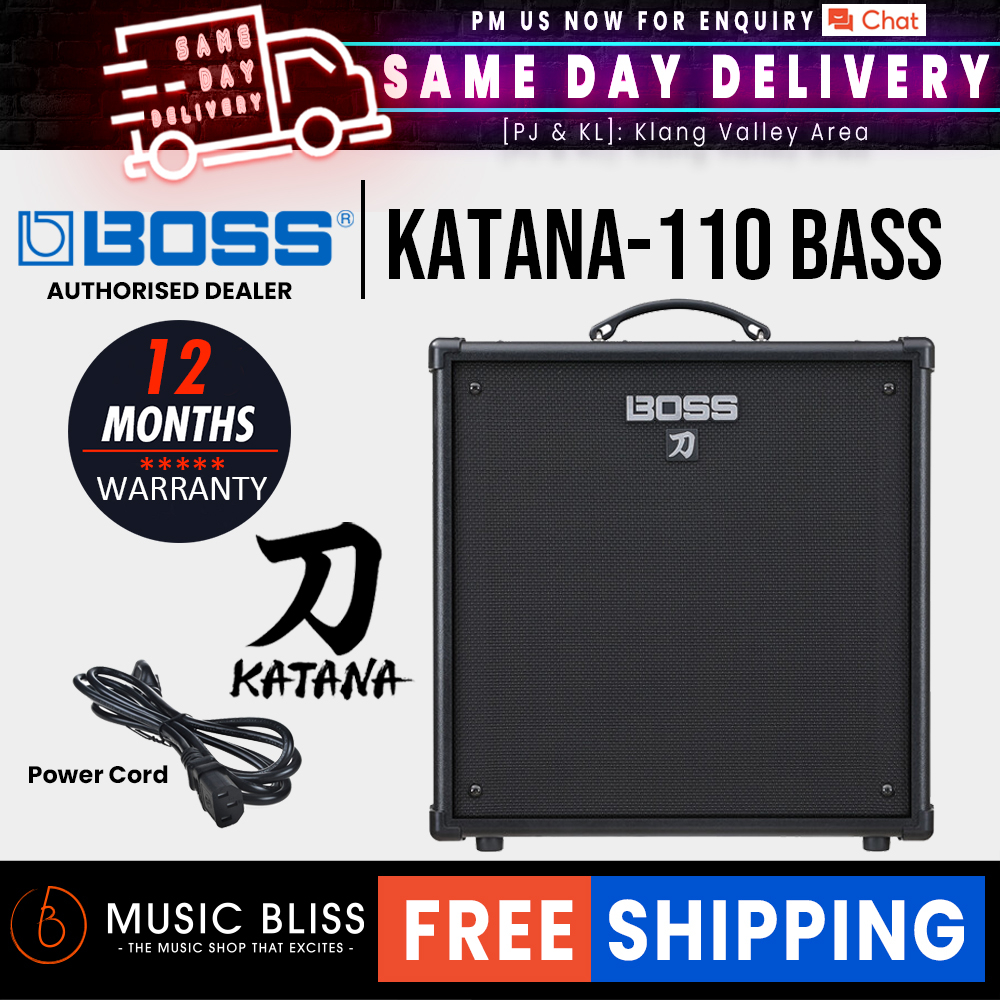 Boss Katana-110 60-watt 1x10" Bass Combo Amp (Katana 110 / KTN-110B ...