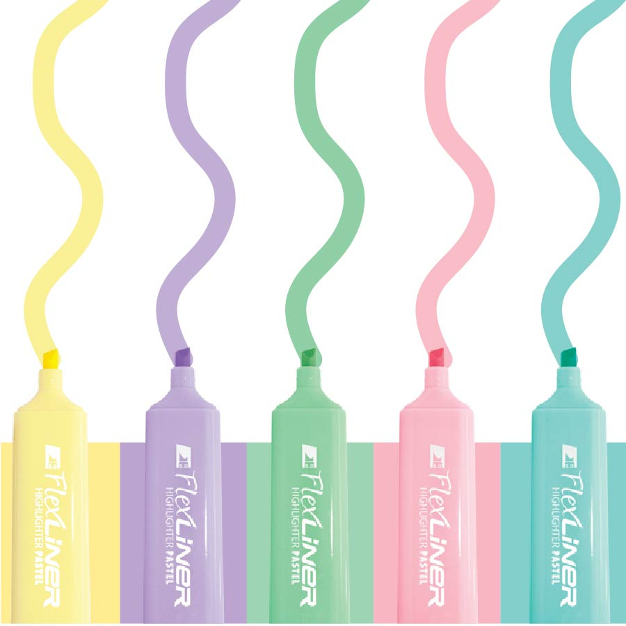 FlexOffice FlexLiner Pastel Highlighter (5mm x 1 Pc) FO-HL009 | Shopee ...