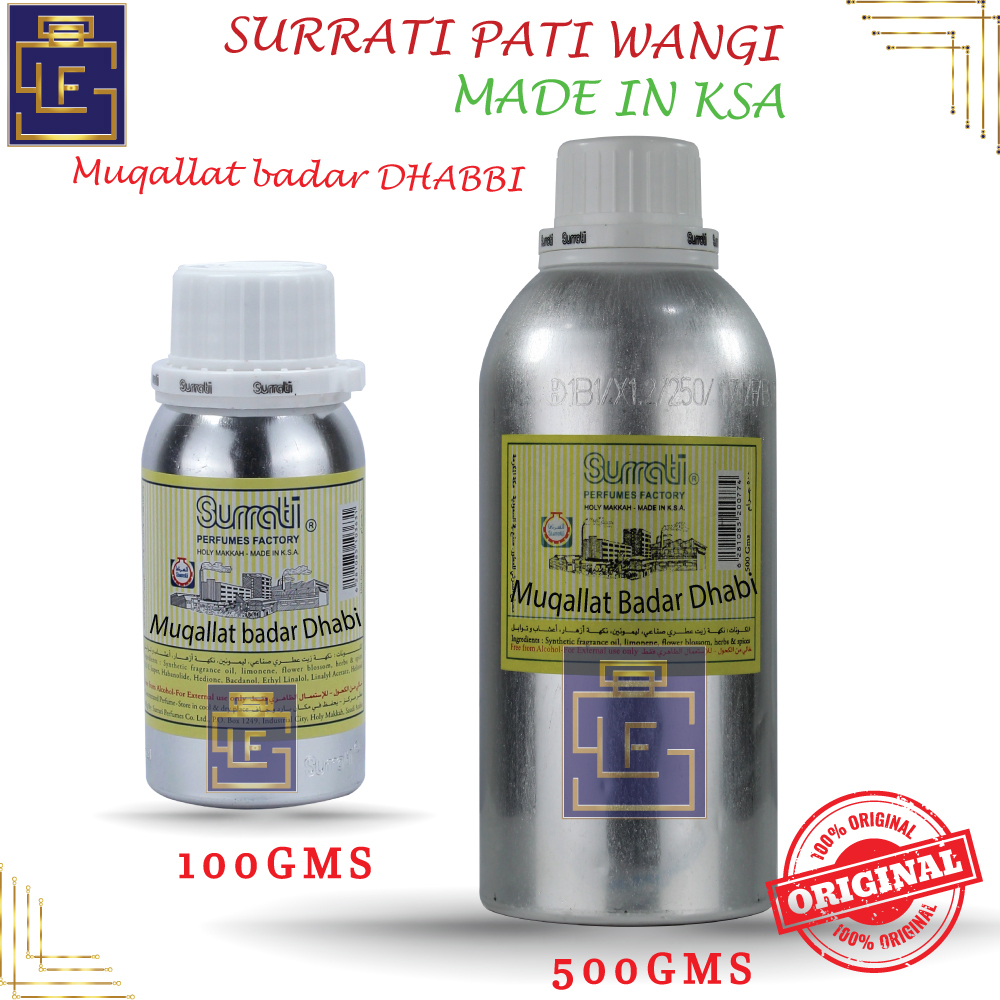 Muqallat badar Dhabbi 100ML 500ML Concentrated Perfume Oil Attar by ...