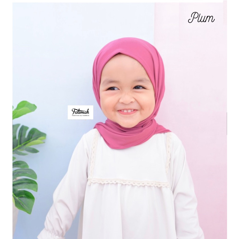 ️31 Warna ️ FATIMAH Humaira Bawal Instant Budak (0-3thn) Tudung Kids ...