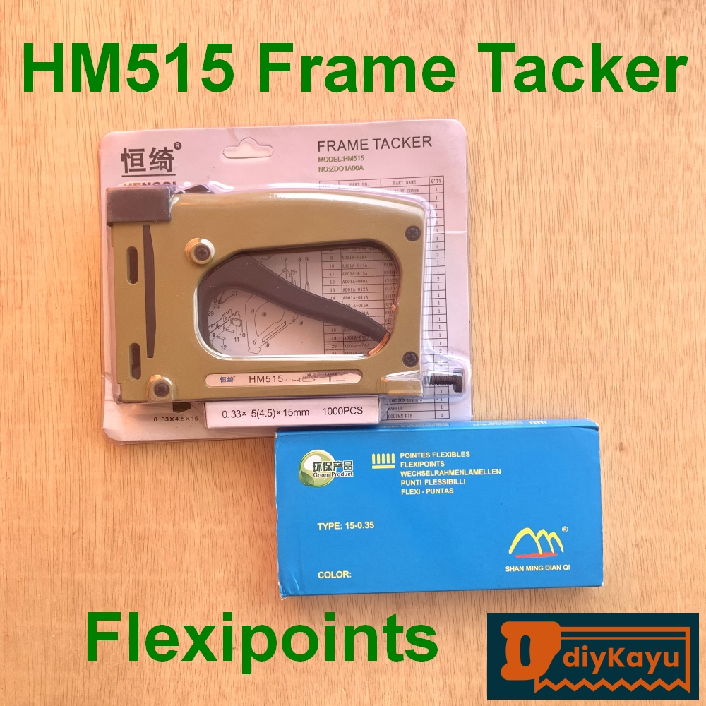 HM515 Frame Tacker with Flexipoints Photo Picture Nail Gun Back Plate ...