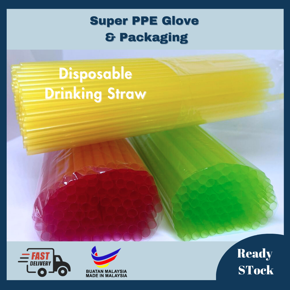 Ready Stock | Value Pack 100 pcs Disposable Colourful PP Plastic ...