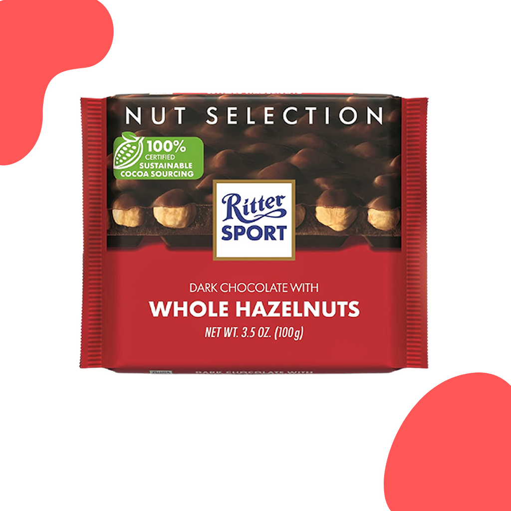 Ritter Sport Dark Whole Hazelnut 100g | Shopee Malaysia