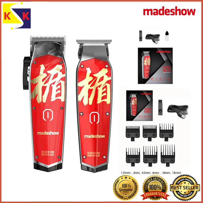Madeshow RED M10+ / M11 men's shaver, Professional 7000 / 7200 RPM Hair ...