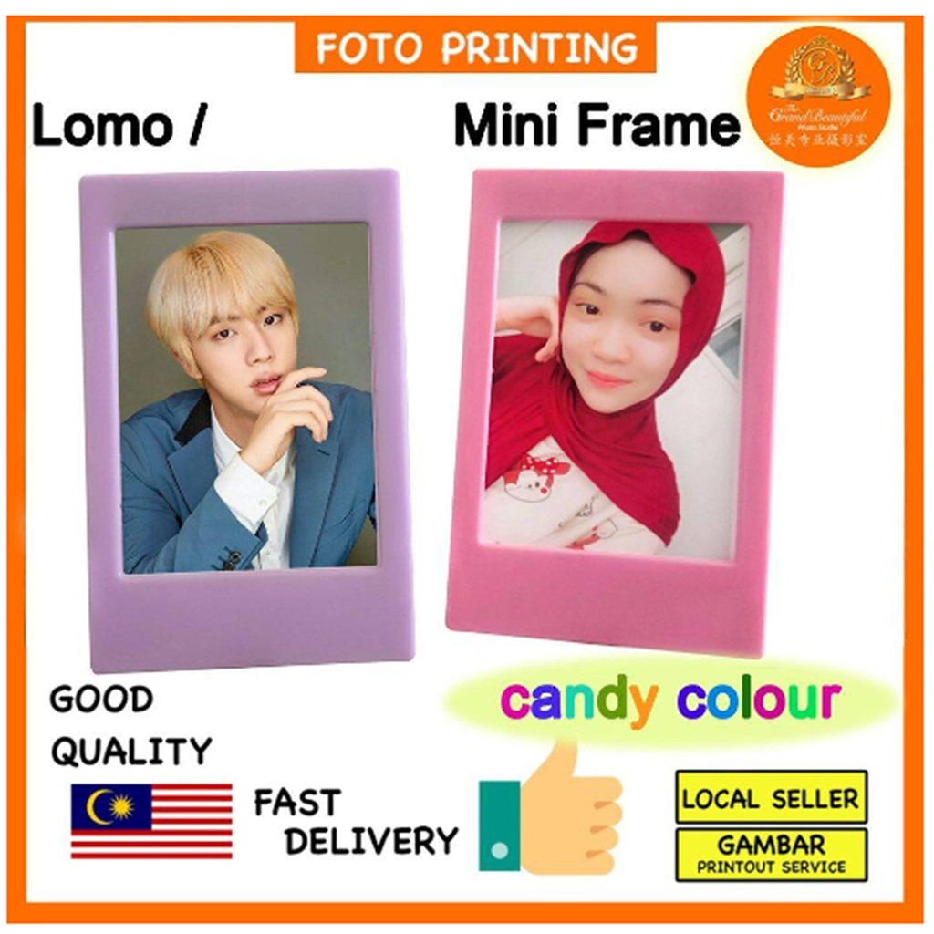 mini ins style candy colour photo frame desktop classic | Shopee Malaysia