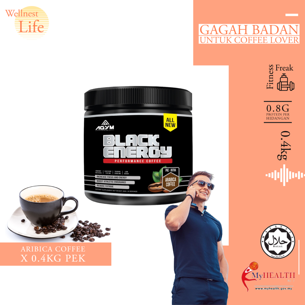 🔥 Sport Tenaga Kopi Ais Badan Fit halal 400g | Shopee Malaysia