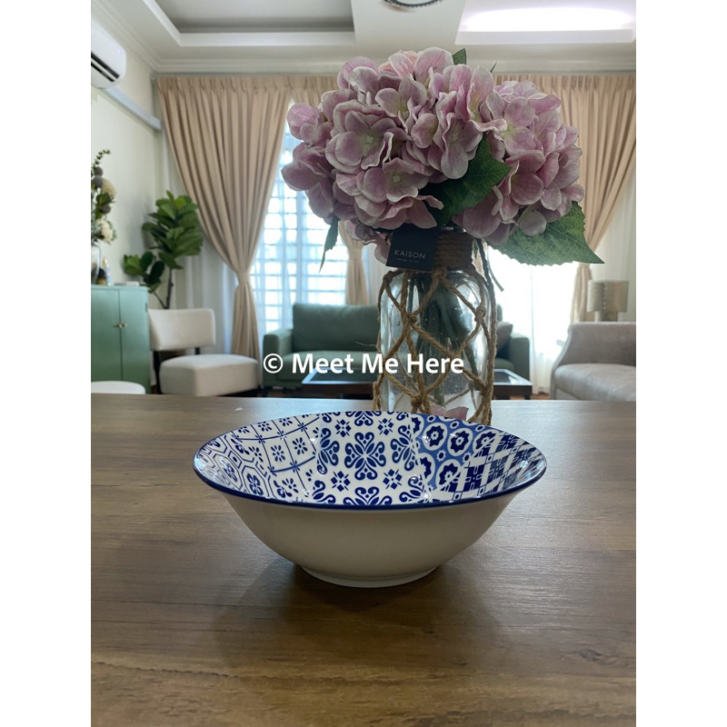 Loose Set 1pcs VINTAGE BLUE Set Pinggan Mangkuk Giacomo / Set Plate ...