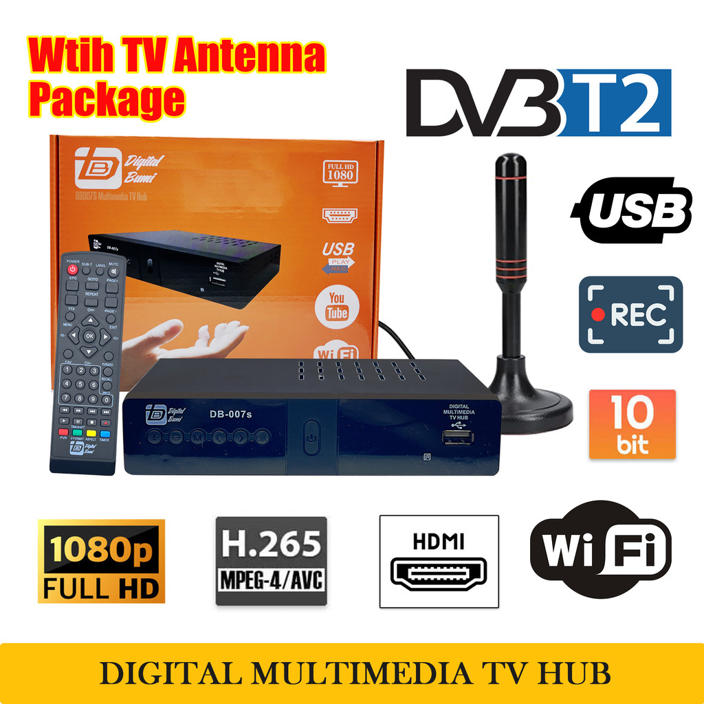 [READY STOCK] DIGITAL BUMI MYTV DECORDER DIGITAL MULTIMEDIA TV HUB DVB ...
