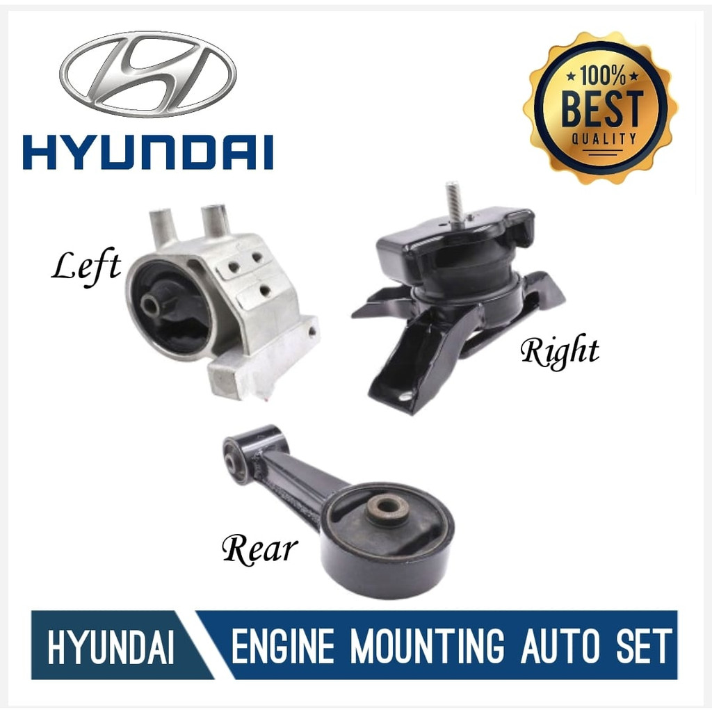 HYUNDAI Engine Mounting Auto Set for Hyundai Getz 1.3-1.6L / BU51 1.3L ...