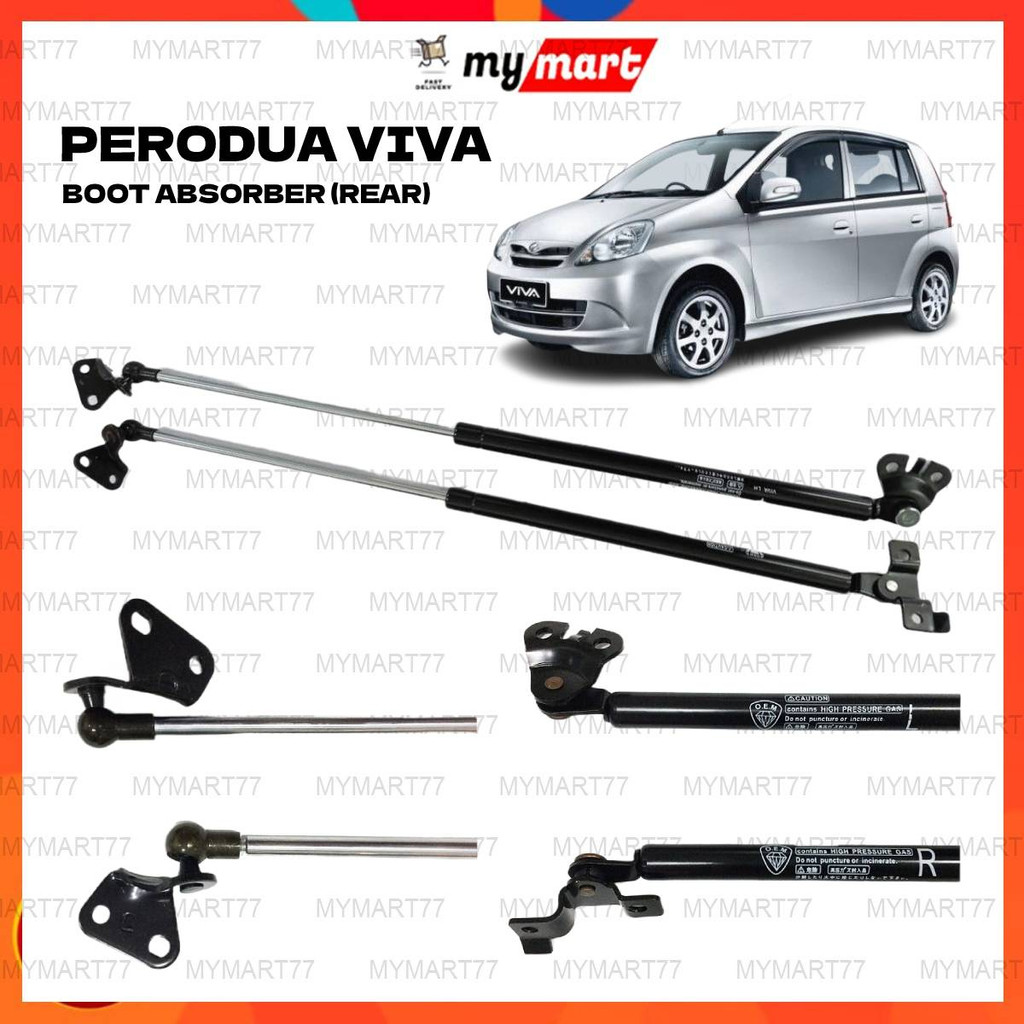 Perodua Viva Rear Boot Absorber Rear Bonnet Damper Gas Spring | Shopee ...