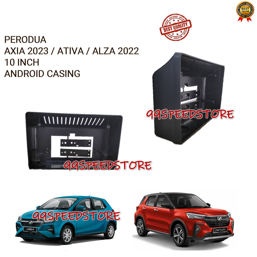 PERODUA ATIVA 2021 - 2022 / ALZA 2022 / AXIA 2023 10 INCH ANDROID ...