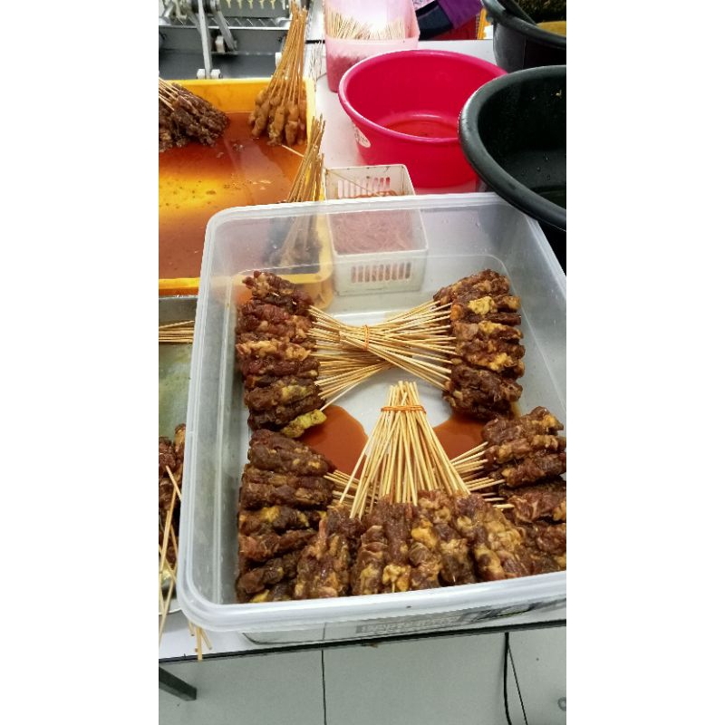 Ready stock Sate ayam dan Daging frozen PRECOOKED by Lubuk Satay ...