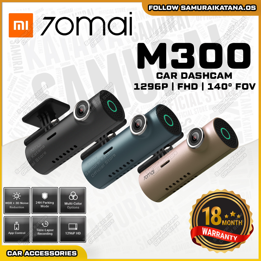 📷 Original 70mai M300 Car Recorder Camera Dash Cam 1296P 140 FOV WDR ...