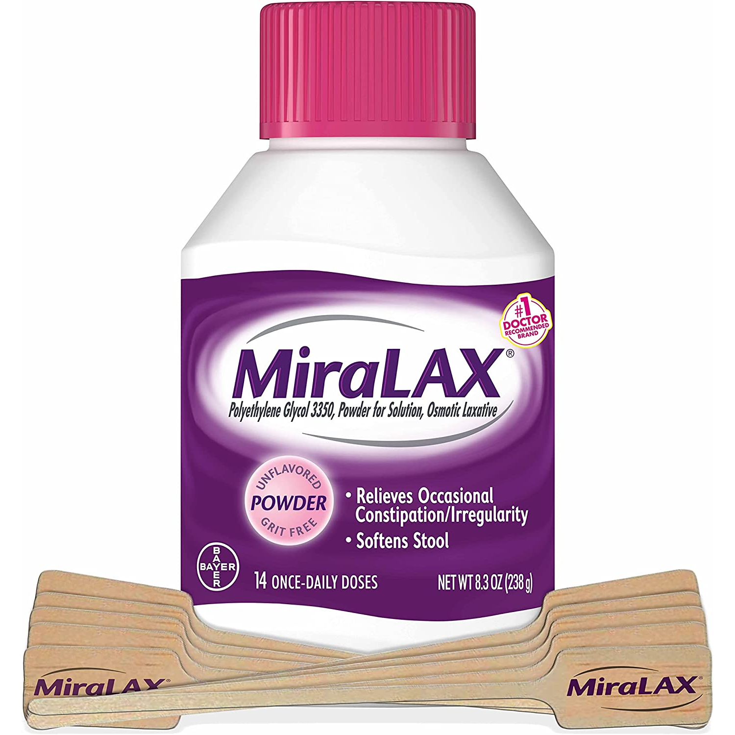 MiraLAX Laxative Powder Constipation Relief | 765g / Sachets 10-PK ...