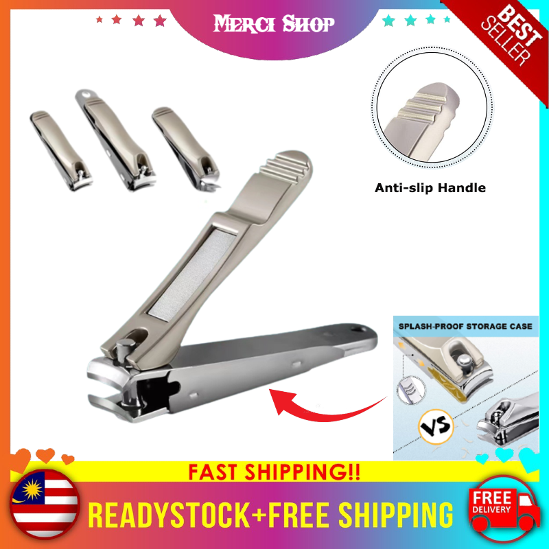 MS Nail Clippers Anti Splash Fingernail Stainless Steel Fingernail ...