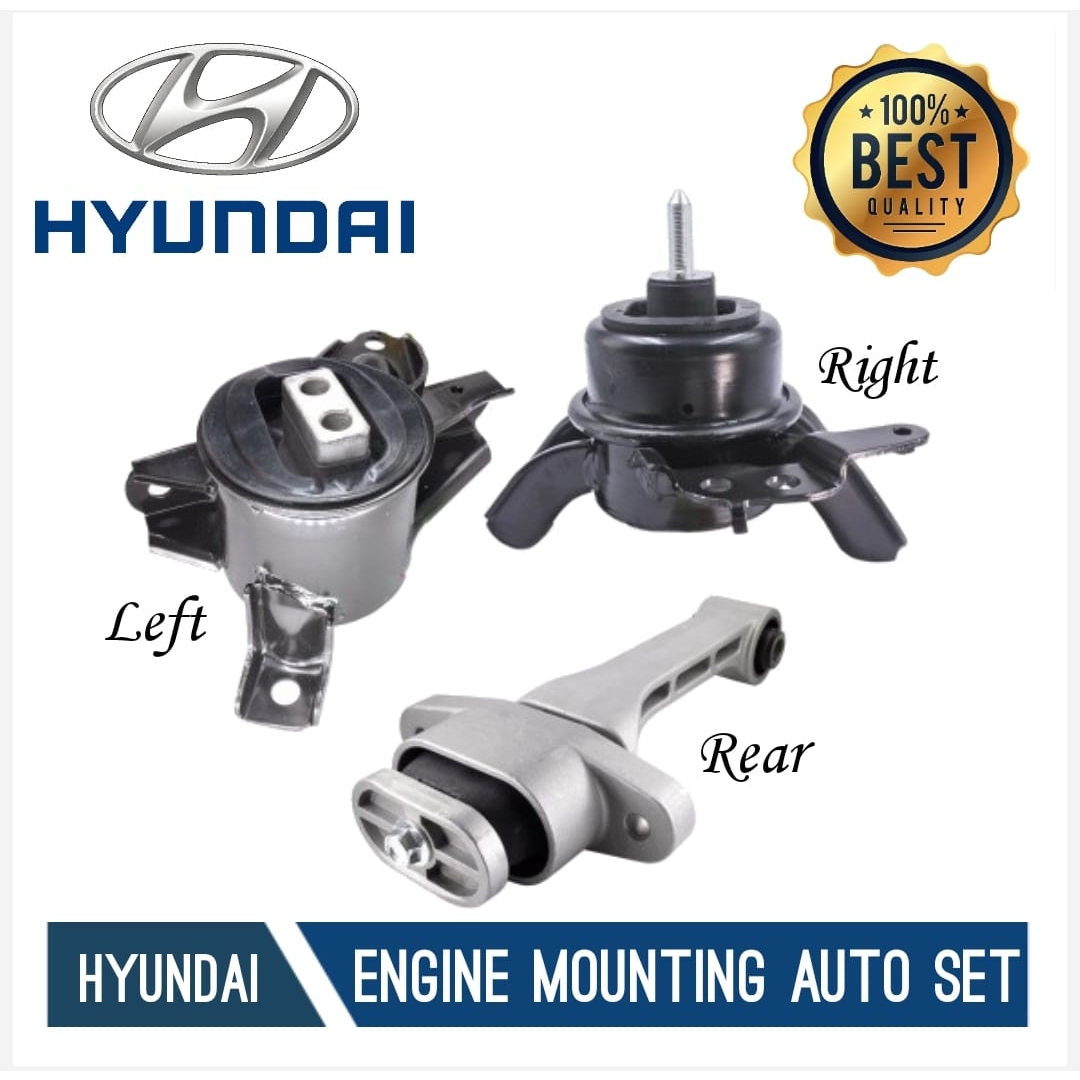 HYUNDAI Engine Mounting Auto Set for Hyundai Sonata YF 2.0L / Kia ...