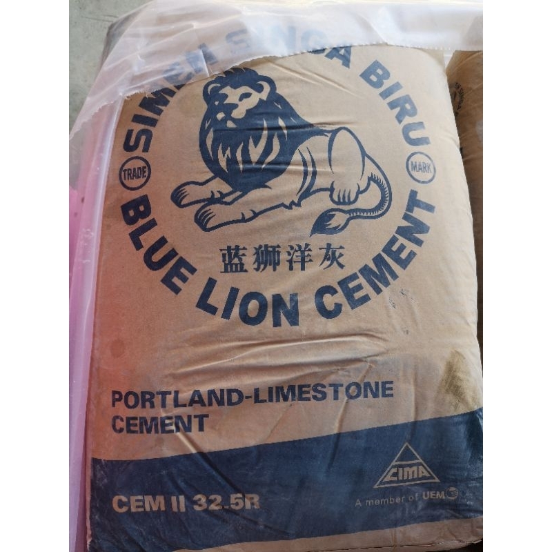 5 KG 🌟 SIMEN BLUE LION (SIMEN SINGA BIRU) CEMENT IKAT BATA KONKRIT ...