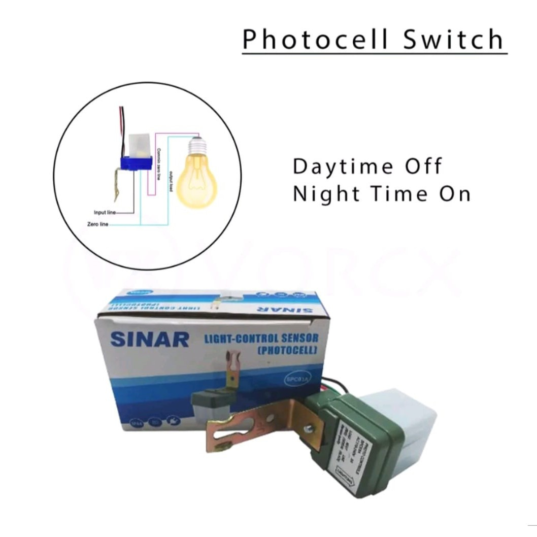 SINAR SPC03A PHOTOCELL DAYLIGHT SENSOR SWITCH | Shopee Malaysia
