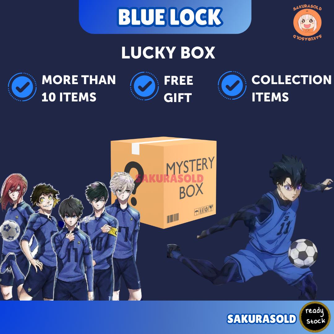 Blue Lock Gift Box Blue Lock Set Box Blue Prison Keychain Isagi Nagi ...