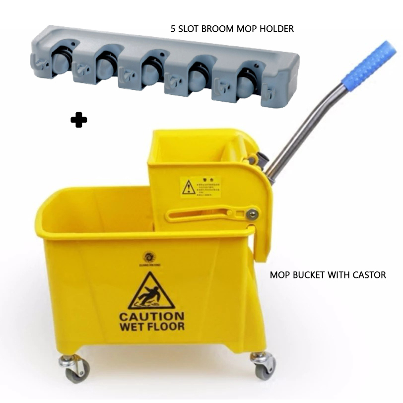 8068 20Lit Mop Bucket With Castor Baldi Mop Beroda Janitor Cart Mop ...