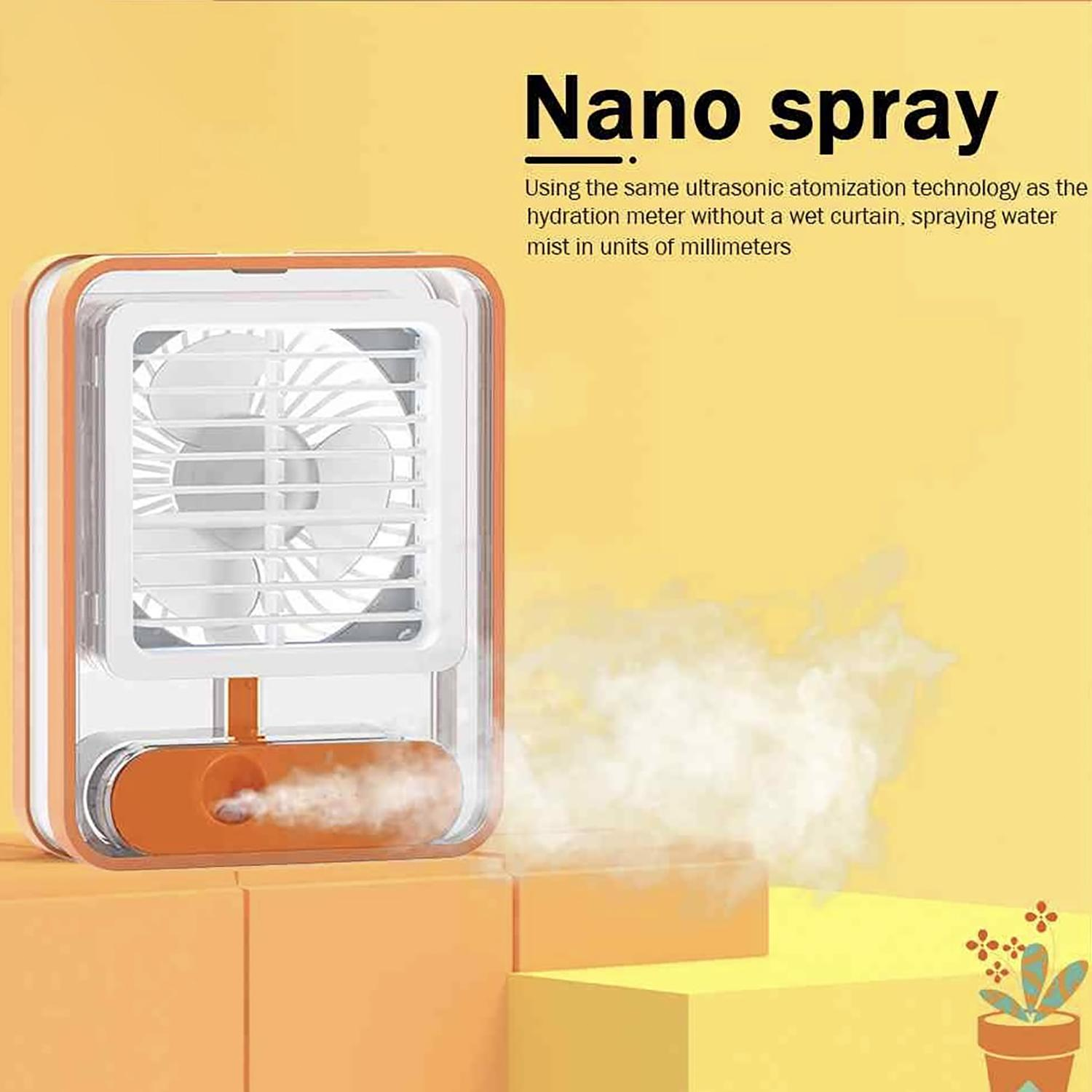 bugu mini Fan Air Humidifier 6 Inches Air Conditioner Cooling Fan With ...