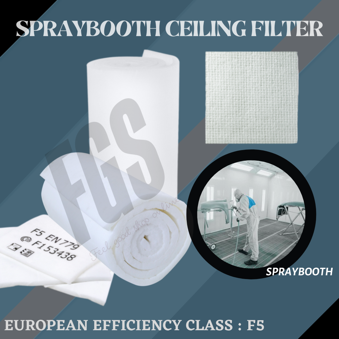 1m X 1 m CEILING AIR FILTER ,SPRAY BOOTH AIR FILTER , NETTING FILTER ...