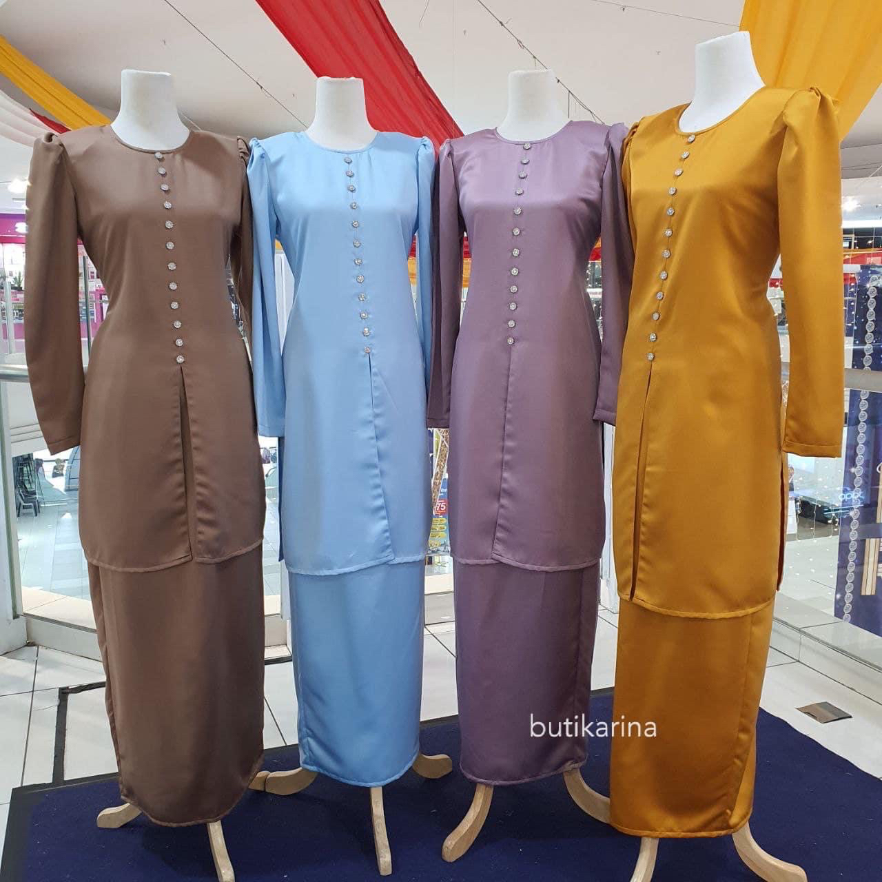 Baju Kebaya Zaharia II koleksi baju raya haji 2023 Baju kebaya Gold ...