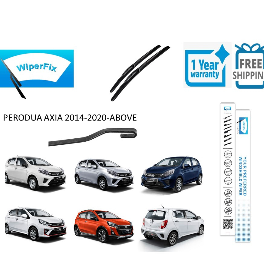 [WiperFix] Perodua Axia 2015 - 2022 New latest, Wiperfix Silicone Wiper ...
