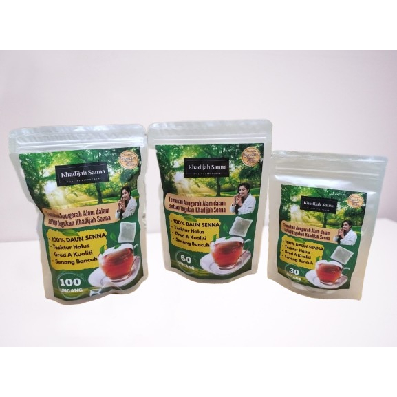101% Teh Daun Senna /Teh Sanna Asli / Khadijah/Original Sanna Tea ...