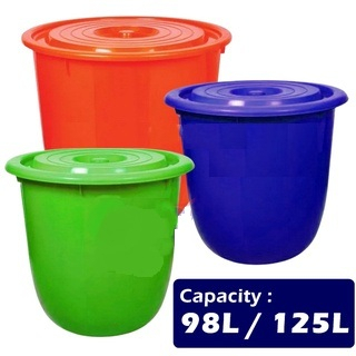Multipurpose Big Pail with Cover 150L / Water storage / Tong Air ...