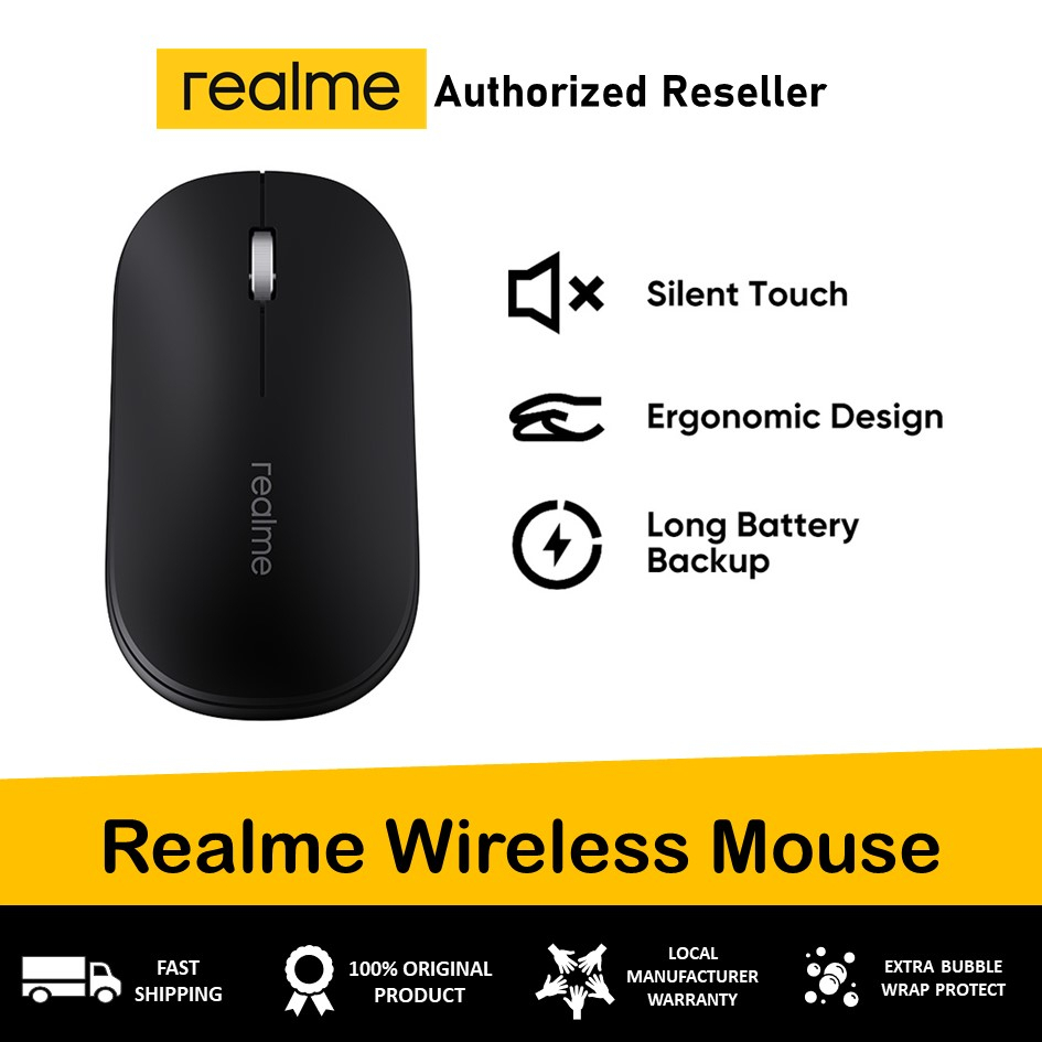 Realme Wireless Mouse [1 to 1 Exchange in 1 year Warranty Period ...
