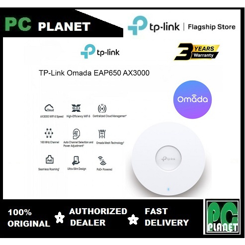 TP-LINK EAP650 AX3000 Ceiling Mount WiFi 6 Access Point | Shopee Malaysia