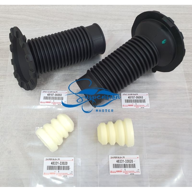 4 IN 1 SET-FRONT ABSORBER COVER/BUSH-TOYOTA CAMRY ACV30 ACV40 ACV51 ...