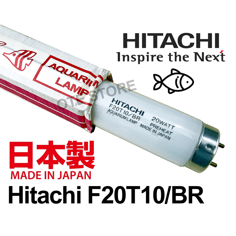 HITACHI F20T10/BR 20W 2FT Fluorescent Aquarium Tube (Made In Japan) | Shopee Malaysia