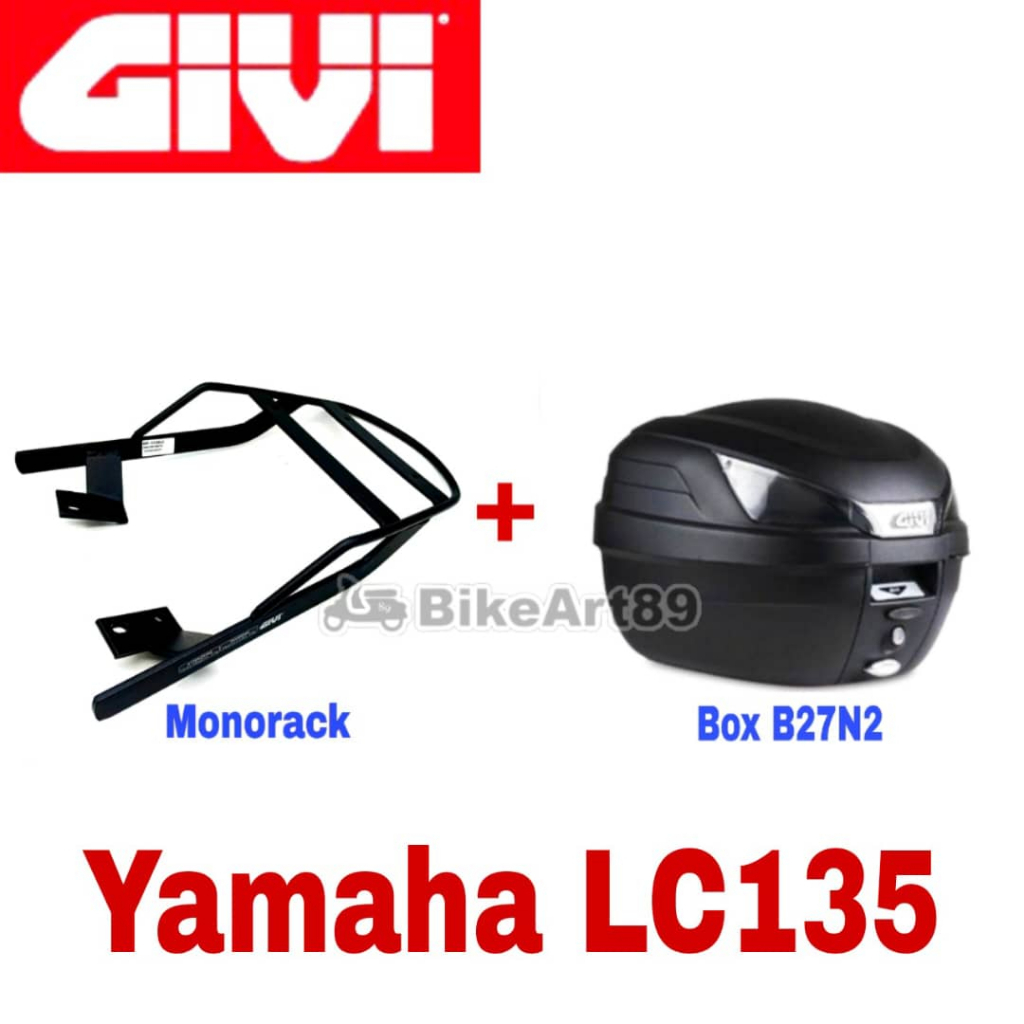 Monorack Givi Yamaha LC135 V1 Givi Monorack Advance Black 100% Original ...