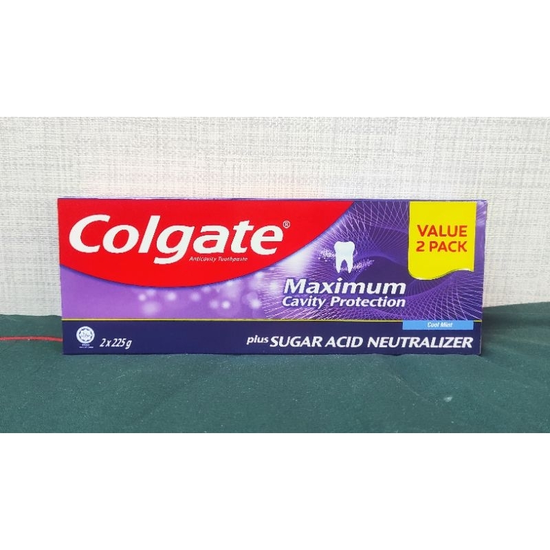 Colgate Maximum Cavity Protection (Anticavity) Cool Mint Toothpaste ...